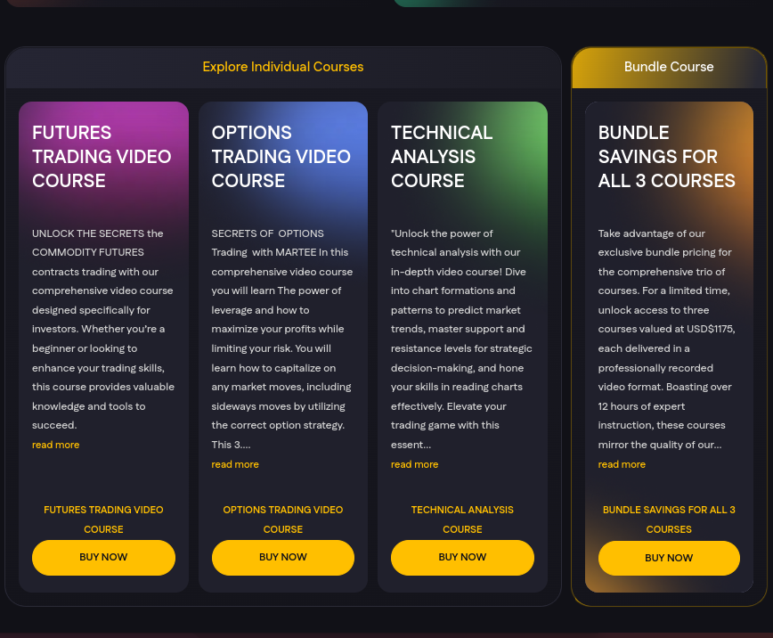 BUNDLE SAVINGS FOR ALL 3 COURSES